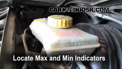 Add Brake Fluid: 2002-2008 Audi A4 Quattro - 2002 Audi A4 Quattro 1.8L 4 Cyl. Turbo